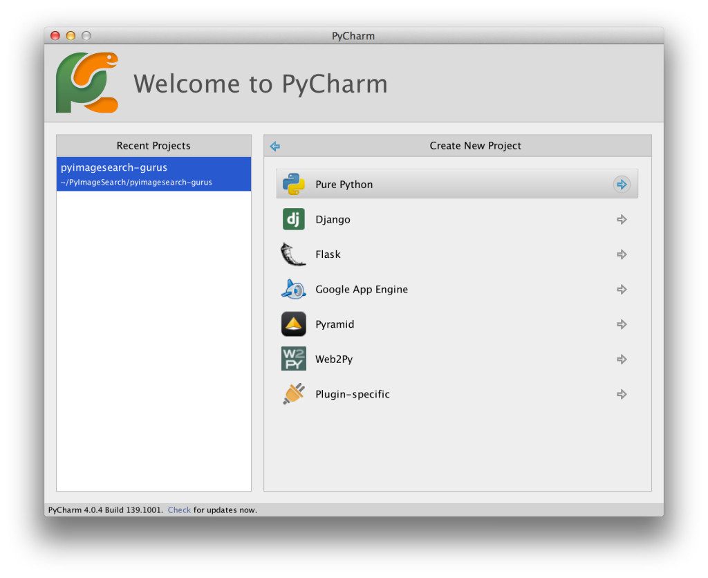 完美的计算机视觉环境:PyCharm, OpenCV和Python虚拟环境- PyImageSearch